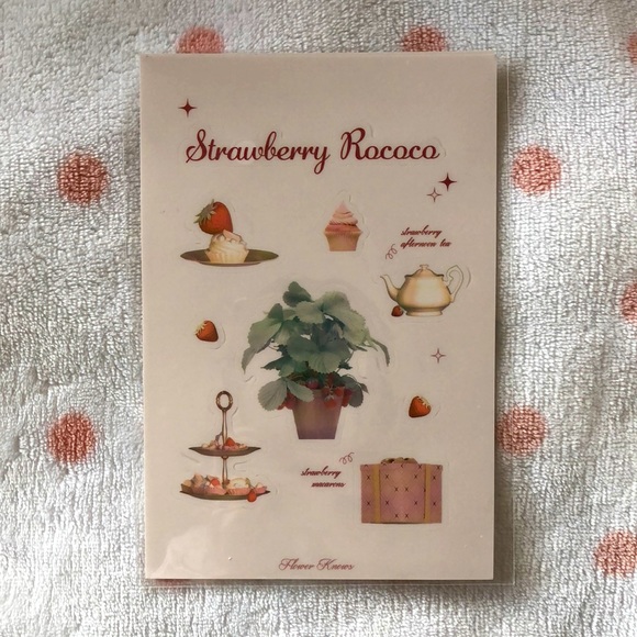 Flower Knows | Office | Nwt Flower Knows Strawberry Rococo Stickers ...
